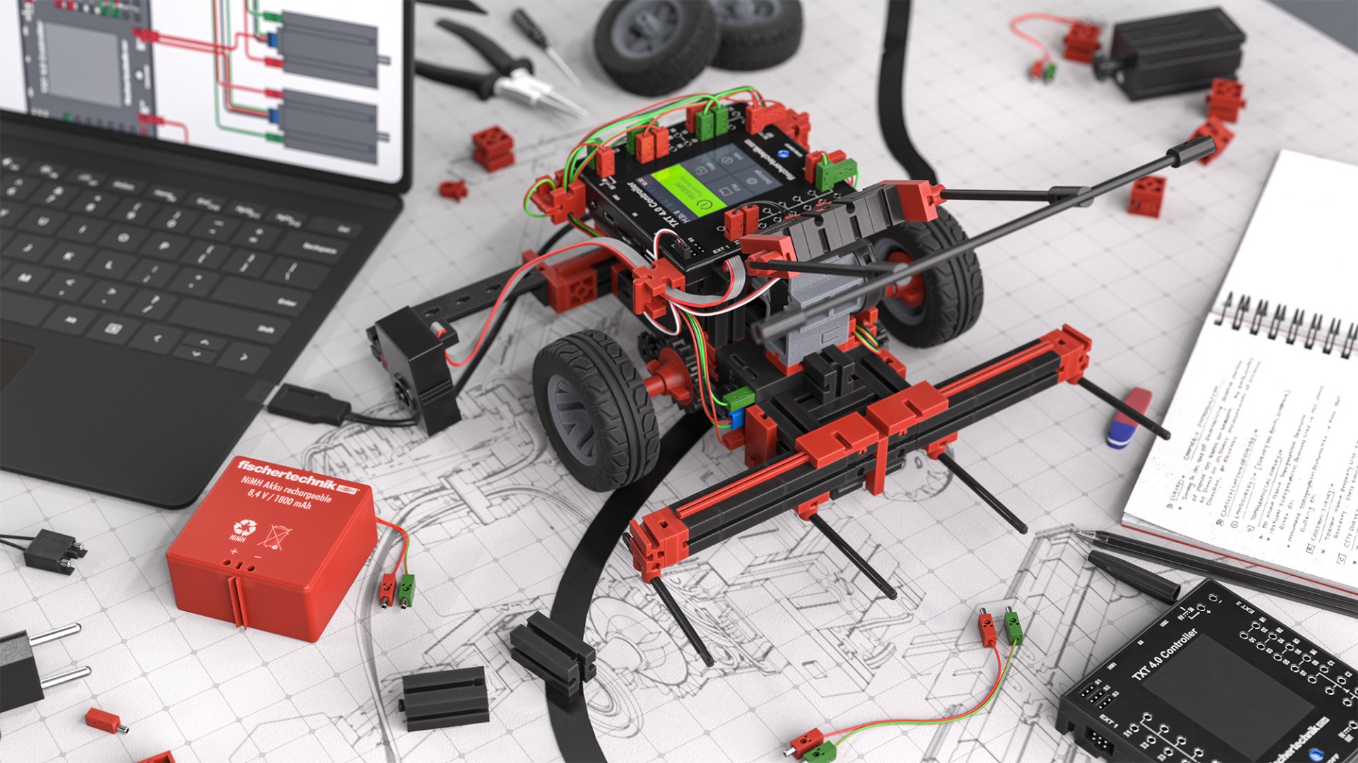 STEM Coding RoboMission | fishertechnik